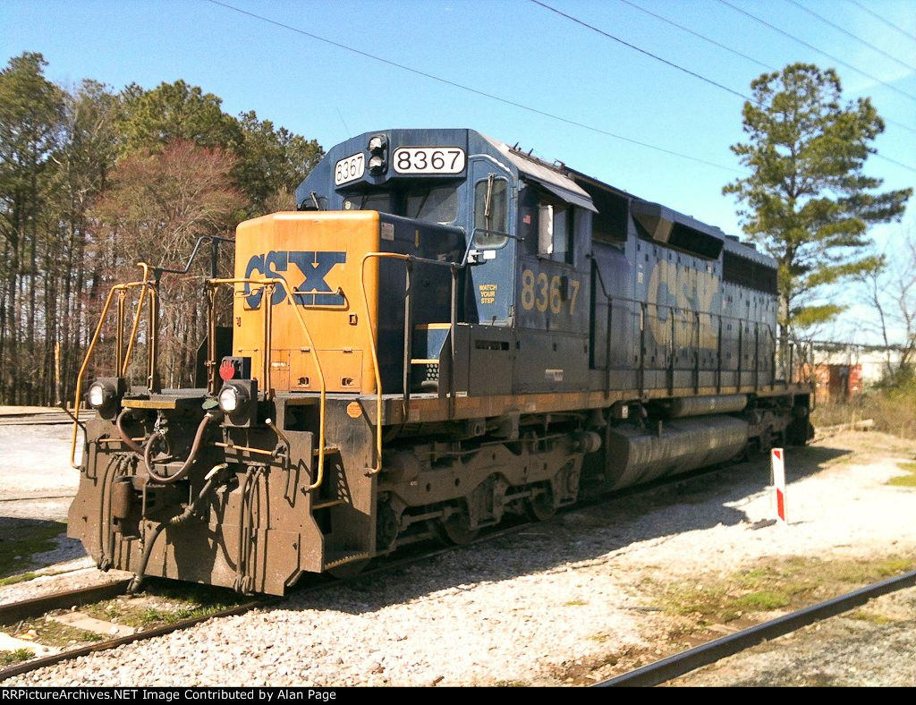 CSX SD40-2 8367